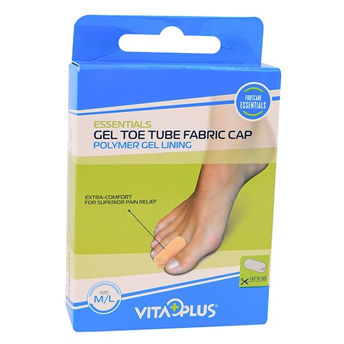 Toe Cap Gel Lined Vitaplus M/L 1 piece – Cura Pharm