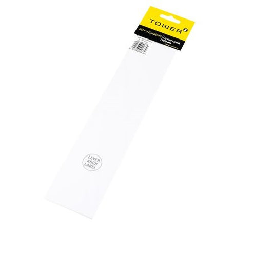 Tower Lever Arch Labels 12 - White – Cura Pharm