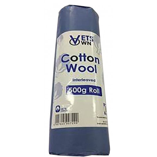 Vets Own Cotton Wool 500g – Cura Pharm