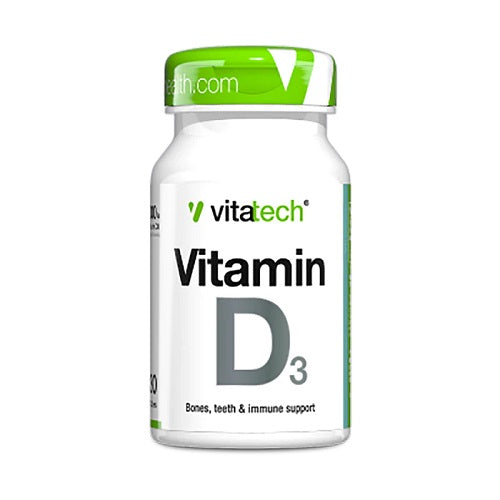 Vitatech Vitamin D3 30 Tablets – Cura Pharm